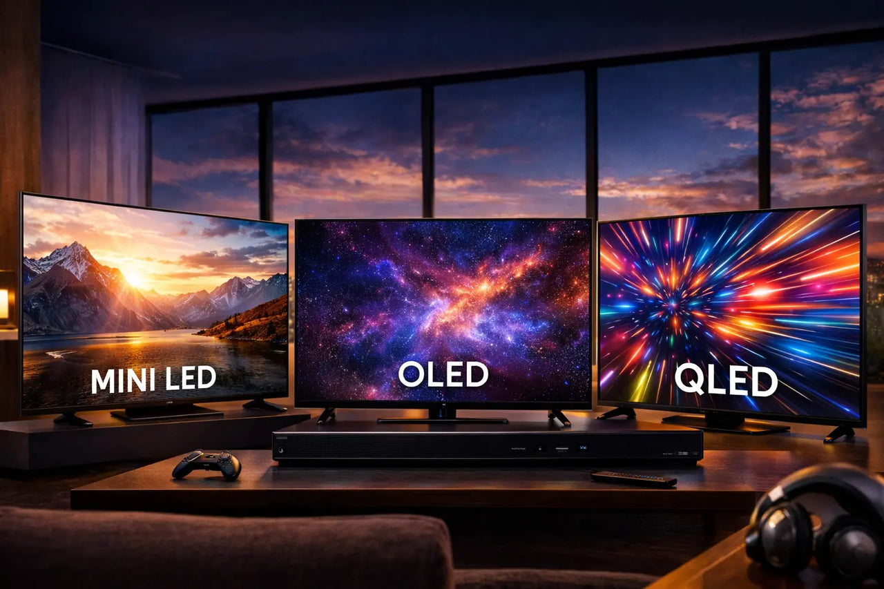 Mini LED、OLED 和 QLED：2026 年哪種電視技術最好？ – Elechid