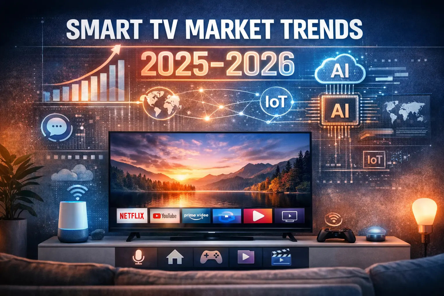 Smart TV Market Trends 2025–2026 - Elechid